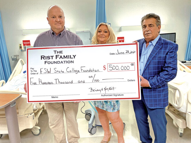 Rist Family Foundation makes $500,000 donation to FSW’s Respiratory ...